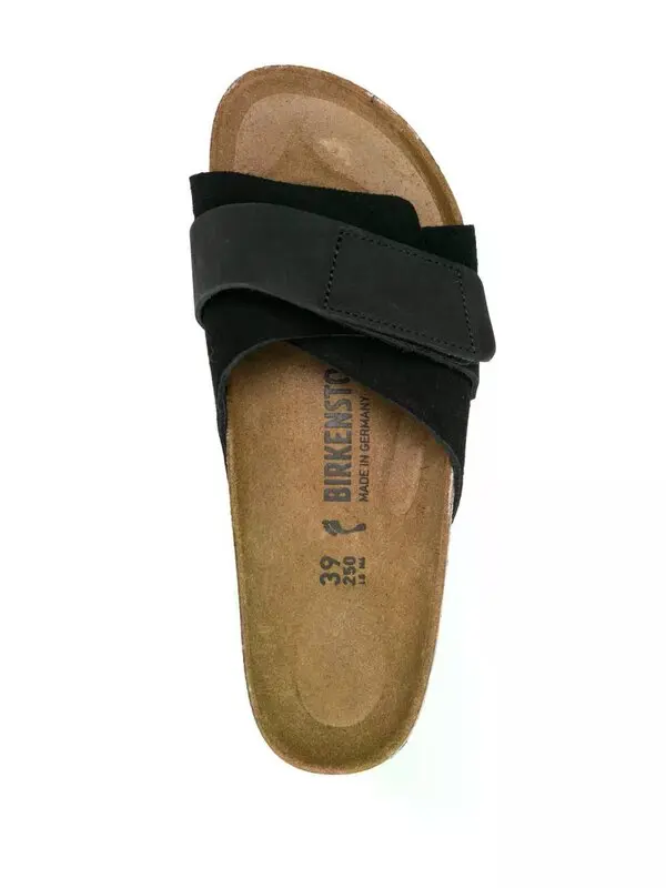 BIRKENSTOCK Oita Suede Slides - Black
