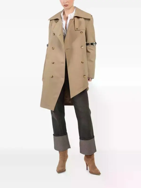 Coperni Asymmetric Double-breasted Trench Coat