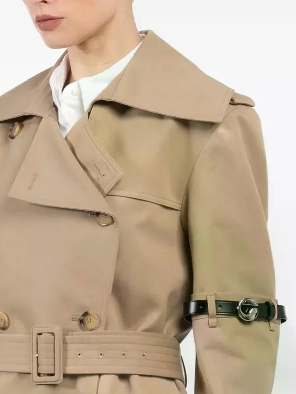 Coperni Asymmetric Double-breasted Trench Coat