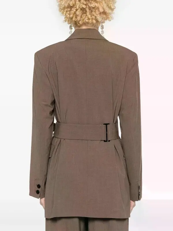 GANNI Knot-belt Wrap Blazer