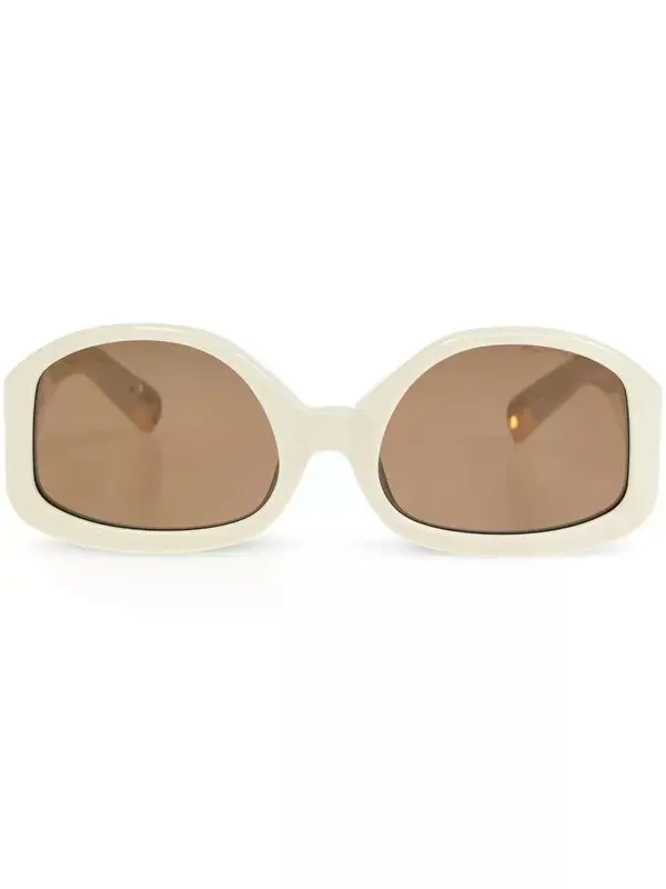 Jacquemus Colapso Sunglasses - Neutrals