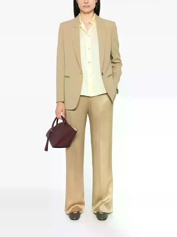 FORTE_FORTE Satin Trousers - Neutrals