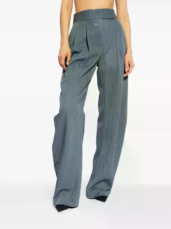 Attico Gary Crystal-embellished Trousers
