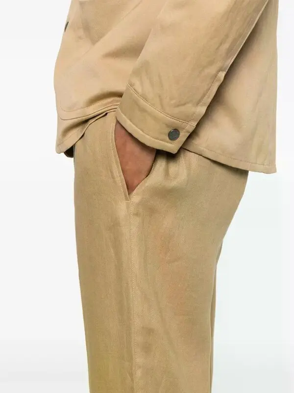 Moncler Linen Track Pants