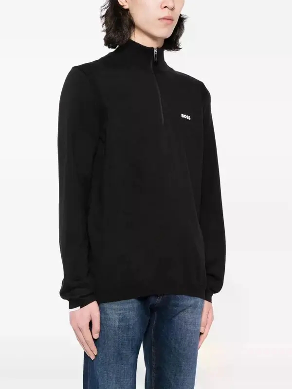 BOSS Logo-appliqué Sweatshirt