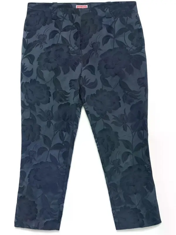 Kenzo Floral Jacquard Trousers