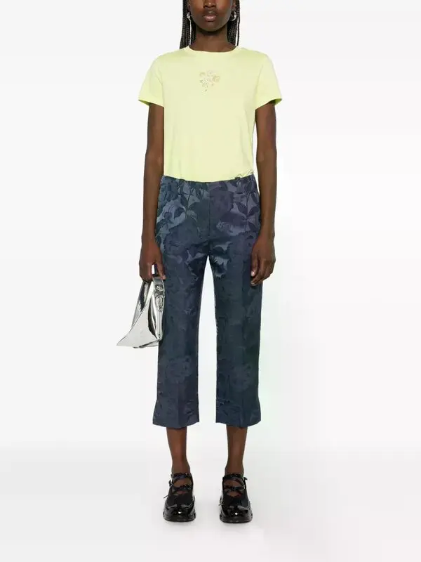 Kenzo Floral Jacquard Trousers
