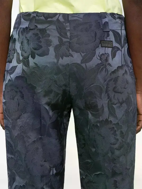 Kenzo Floral Jacquard Trousers