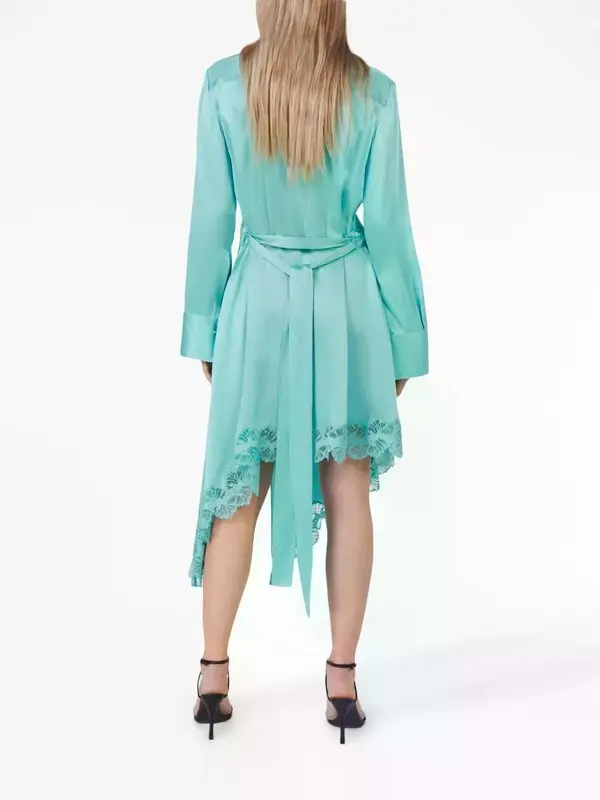 Stella McCartney Double Satin Lace-trim Dress