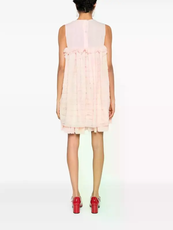 BARUNI Ruffled Mini Dress - Pink