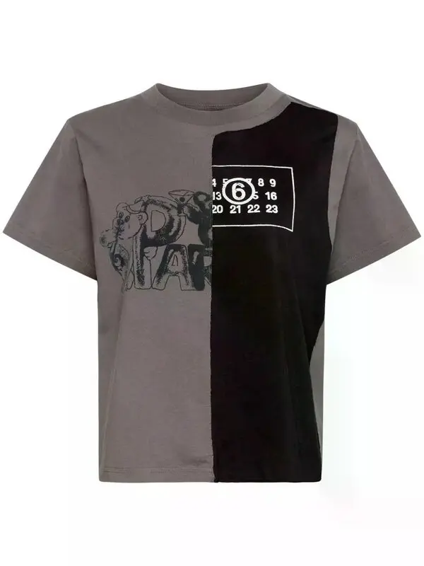 MAISON MARGIELA Panelled Cotton T-shirt