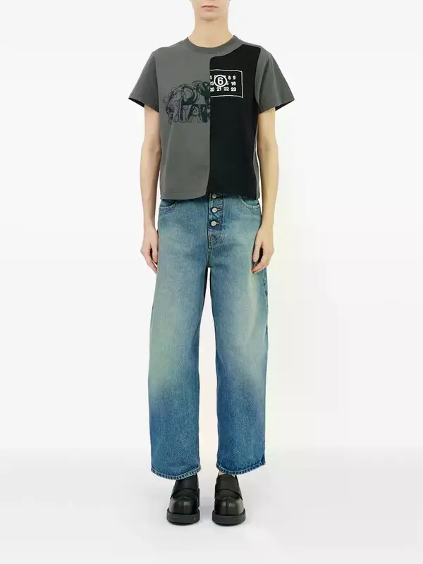 MAISON MARGIELA Panelled Cotton T-shirt