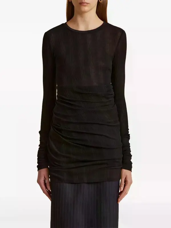 Khaite The Lenora Ribbed T-shirt