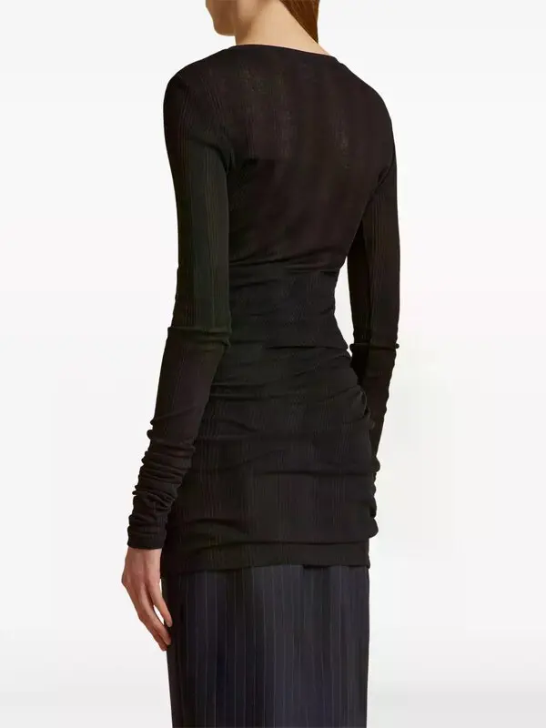 Khaite The Lenora Ribbed T-shirt
