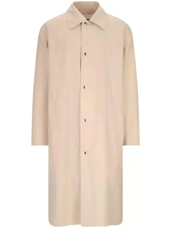 JIL SANDER Logo-print Coat