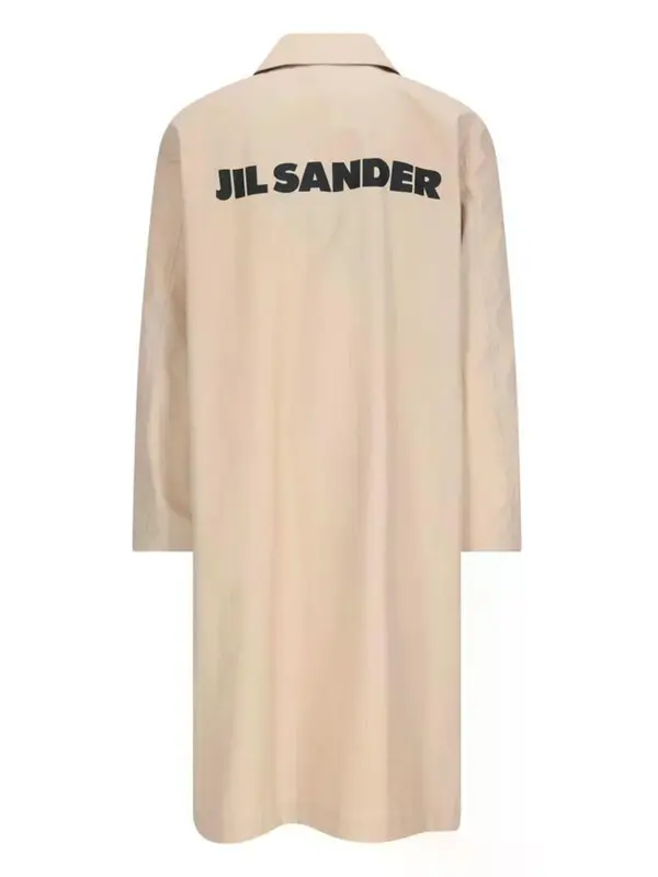 JIL SANDER Logo-print Coat