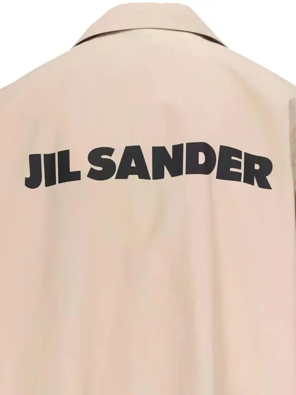 JIL SANDER Logo-print Coat