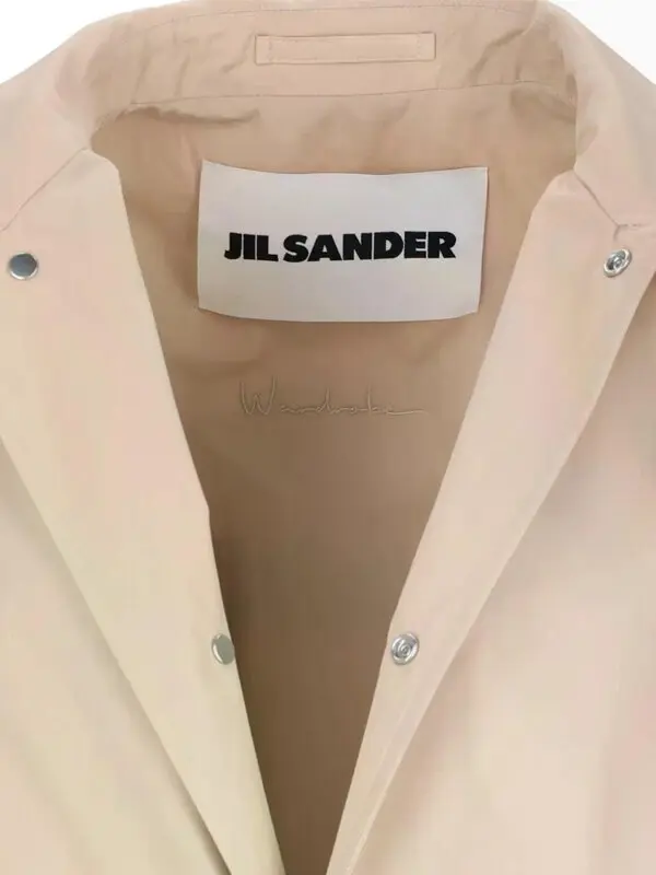 JIL SANDER Logo-print Coat