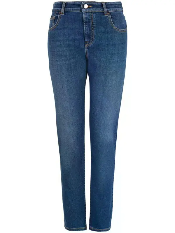 Emporio Armani Slim-cut High-rise Jeans