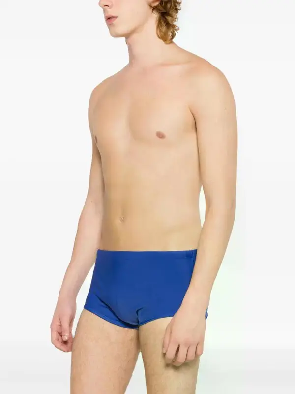 AMIR SLAMA Logo-appliqué Swim Shorts