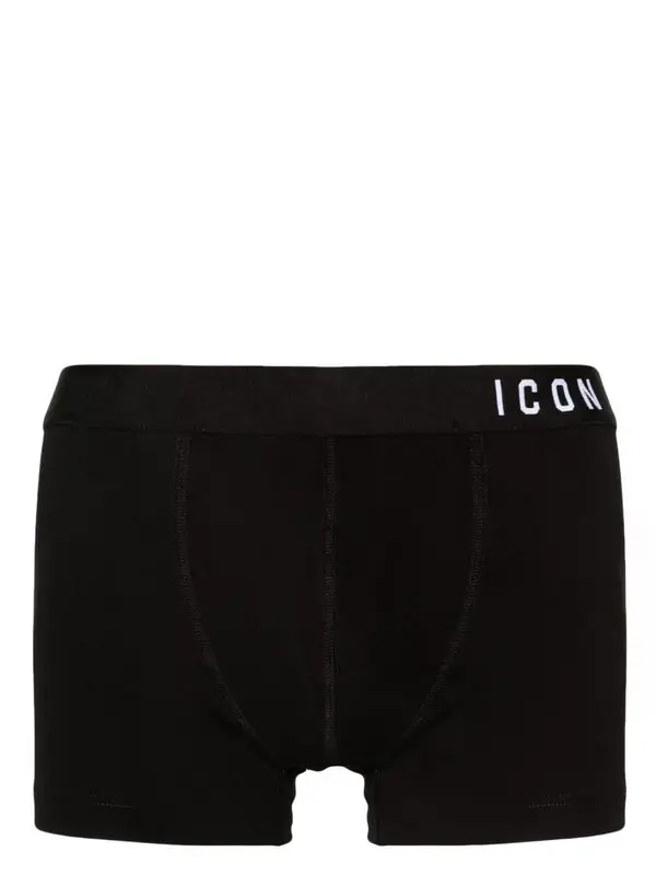 Dsquared2 Icon Cotton-blend Trunks - Black
