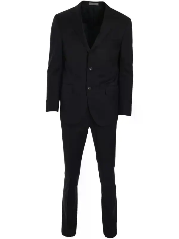 Corneliani Virgin Wool Suit - Black