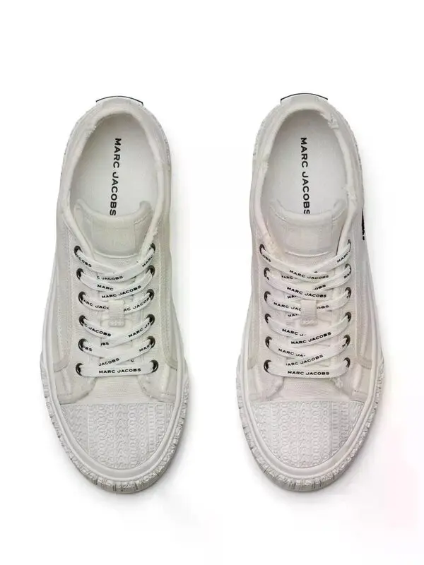 Marc Jacobs Distressed Canvas Sneakers