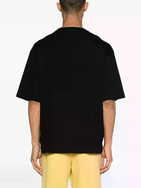 LANVIN Daunou-embroidery Cotton T-shirt
