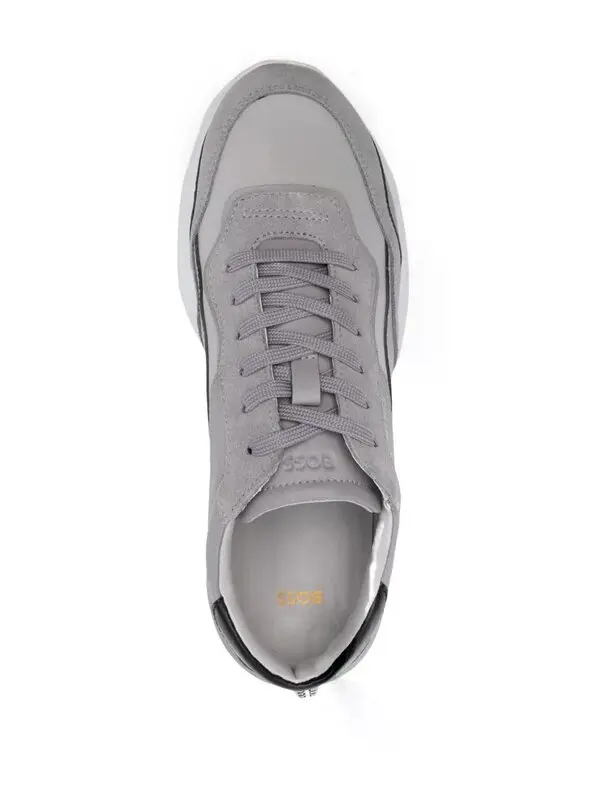 BOSS Lace-up Leather Sneakers