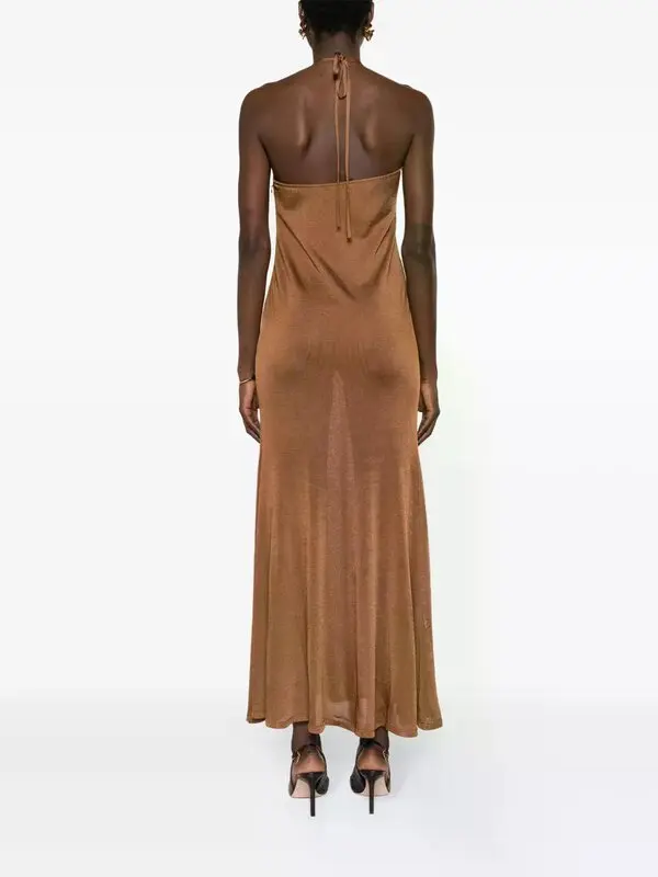 TOM FORD Halterneck Flared Maxi Dress