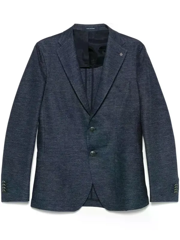 Tagliatore Single-breasted Blazer - Blue
