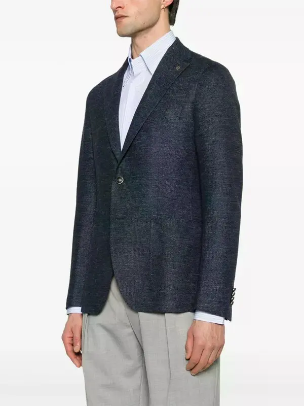Tagliatore Single-breasted Blazer - Blue