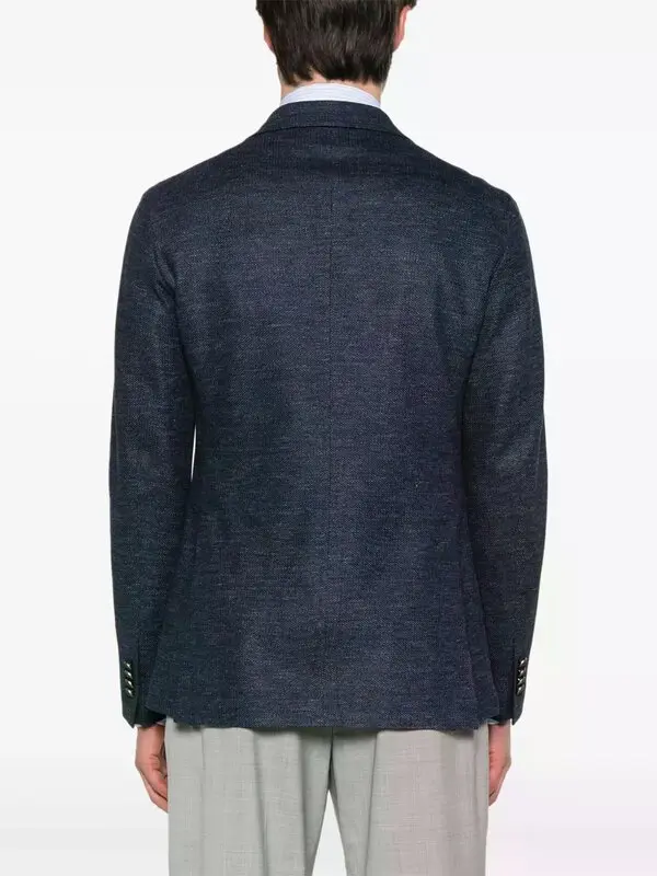 Tagliatore Single-breasted Blazer - Blue