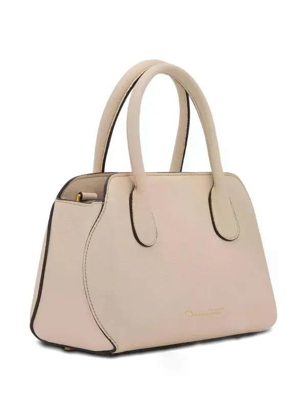 Oscar De La Renta Mini Ivy Structured Tote - Neutrals
