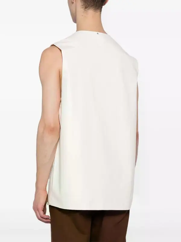 OAMC Zipped Cotton Tank Top