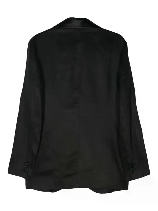 Giuliva Heritage Shawl-lapels Linen Blazer