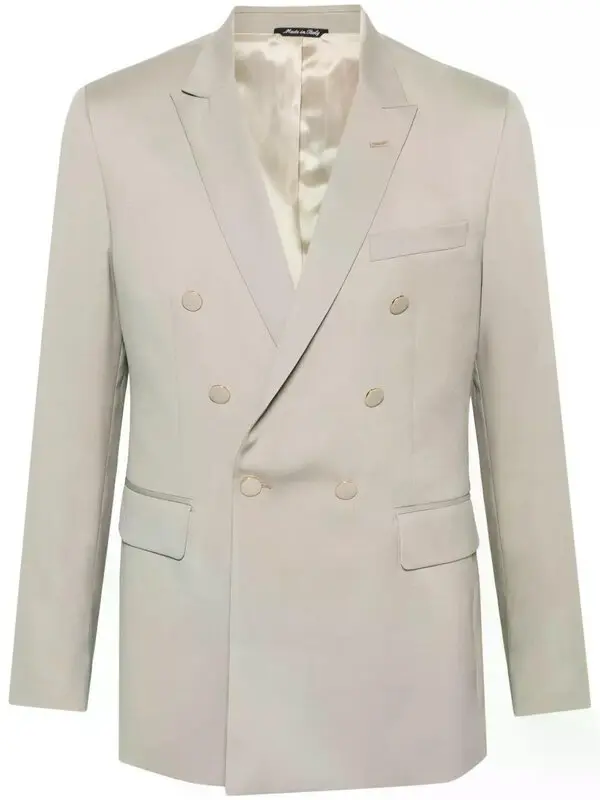 ERALDO Double-breasted Blazer - Neutrals