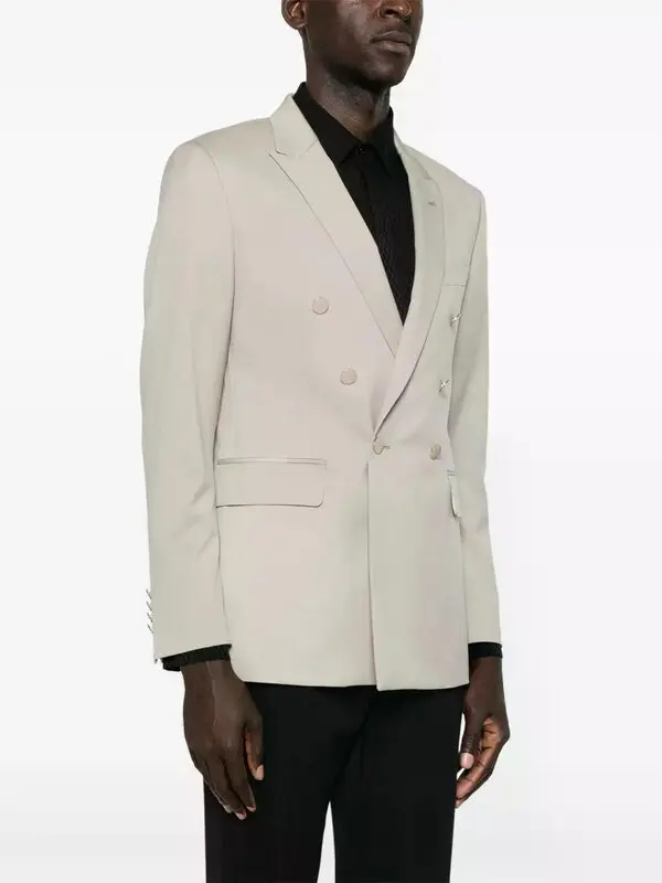 ERALDO Double-breasted Blazer - Neutrals