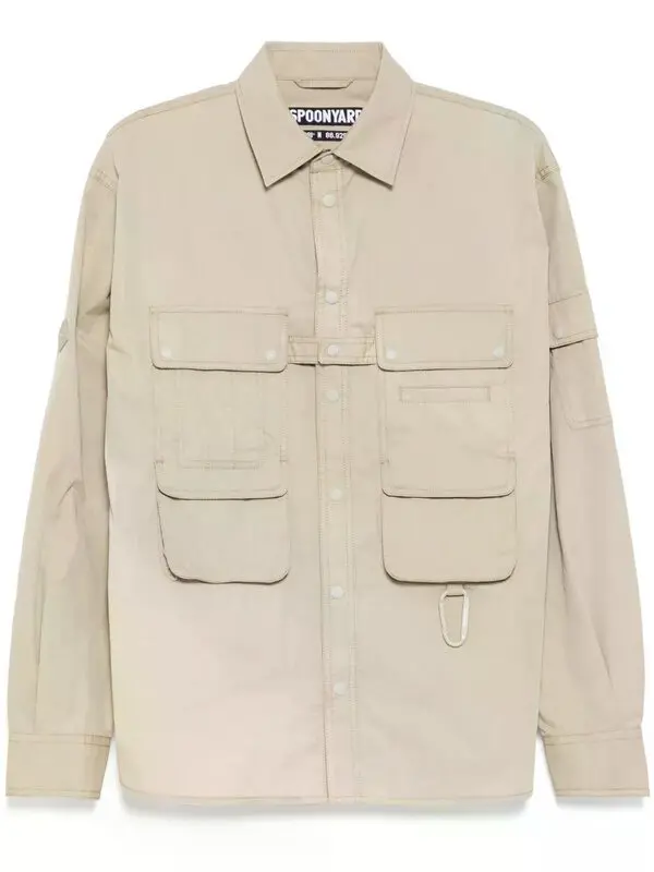 SPOONYARD Multi-pocket Shirt - Neutrals