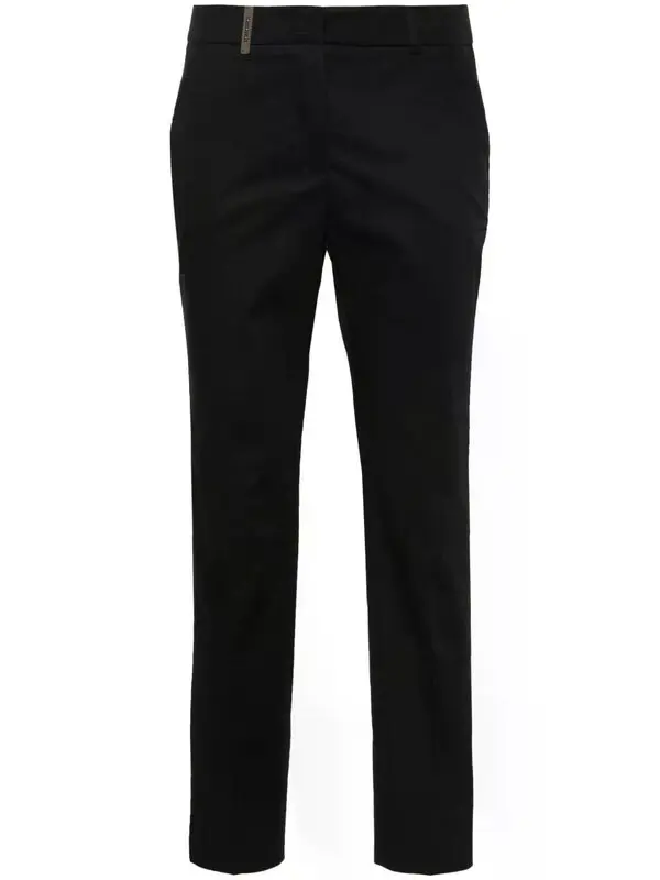 Peserico Cropped Slim-fit Trousers