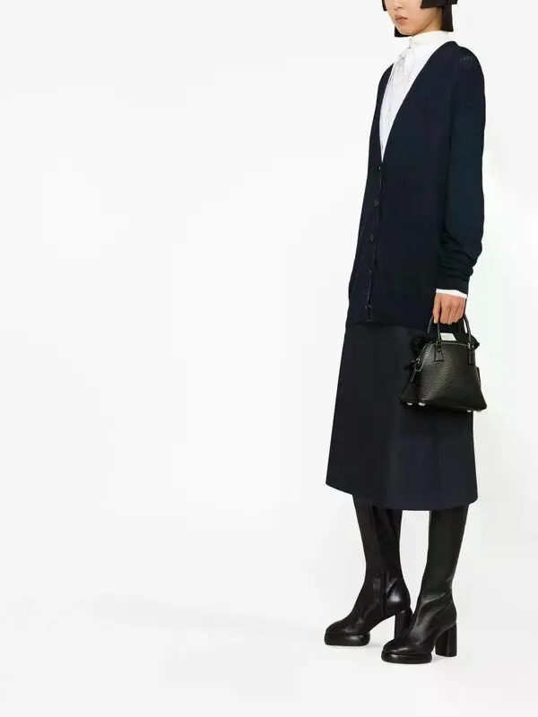 MAISON MARGIELA V-neck Wool-blend Cardigan