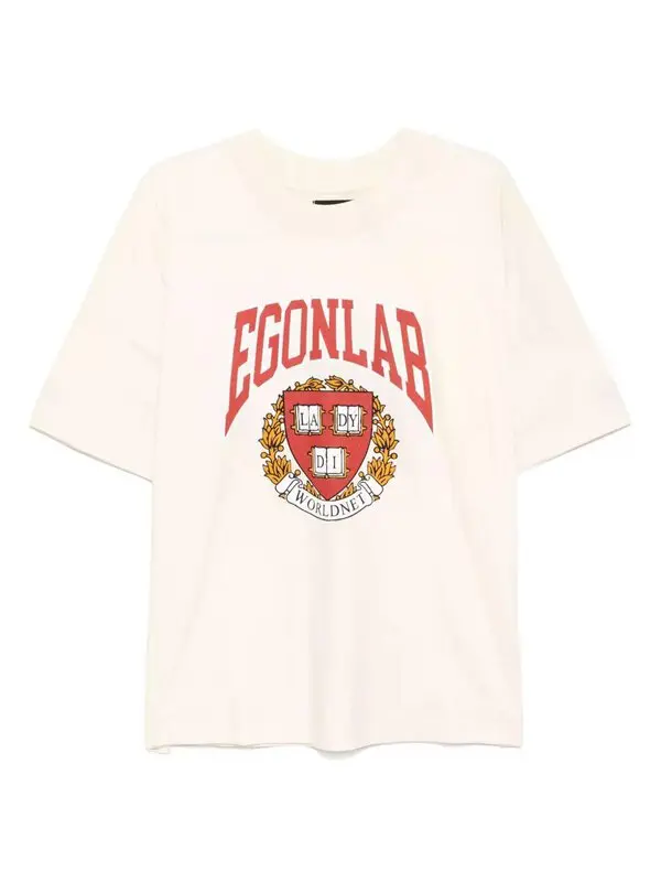 EGONLAB Logo-print Cotton T-shirt