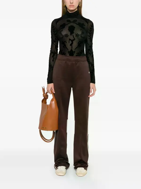 Casablanca Devoré-effect Bodysuit