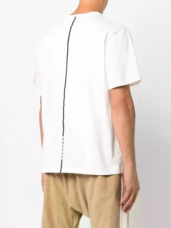 HACULLA. Chenille Logo Patch T-shirt - White
