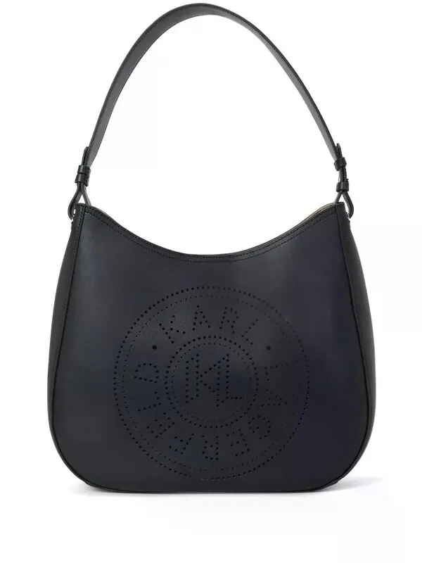 Karl Lagerfeld K/circle Perforated-design Hobo Bag