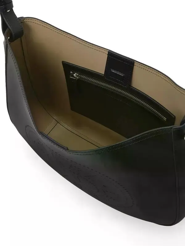 Karl Lagerfeld K/circle Perforated-design Hobo Bag