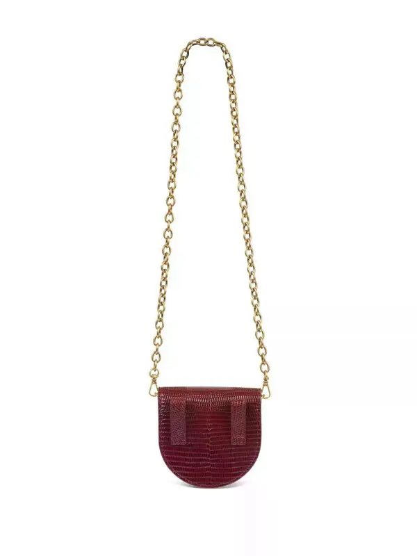VIVIENNE WESTWOOD Lizard Saddle Crossbody Bag - Red