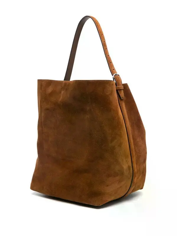 TOTEME Suede Tote Bag - Brown
