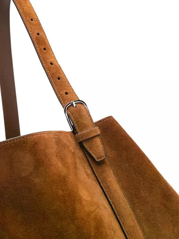 TOTEME Suede Tote Bag - Brown