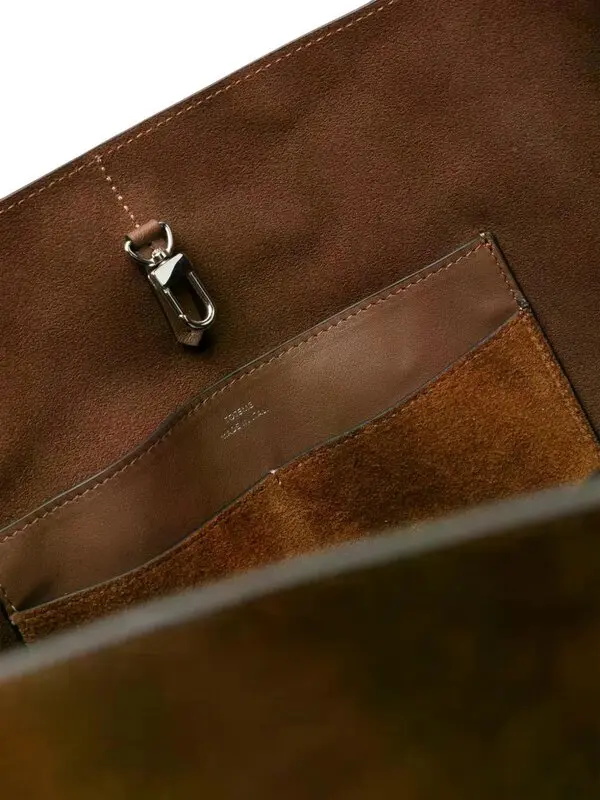 TOTEME Suede Tote Bag - Brown
